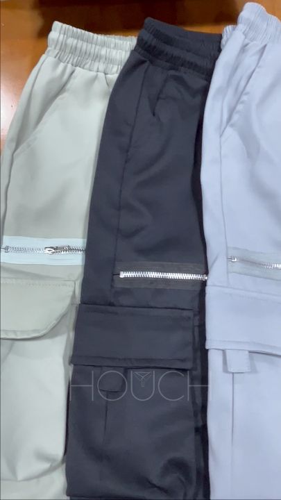 พร้อมส่ง COD กางเกงคาร์โก้ผู้ชาย 100% ผ้าฝ้าย | Lazada.co.th