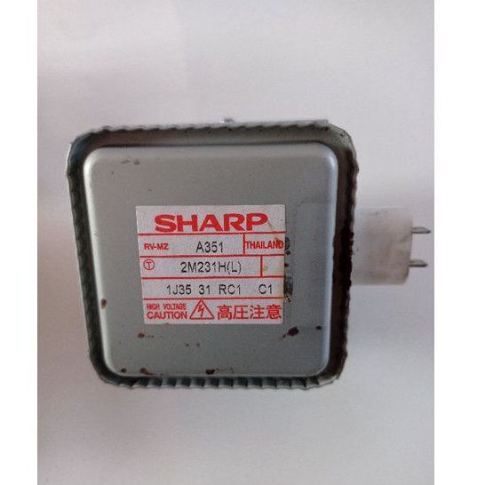 แมกนีตรอนไมโครเวฟ Sharp เบอร์ 2M231H(L) มือสองของแท้ถอดจากเครื่อง ...
