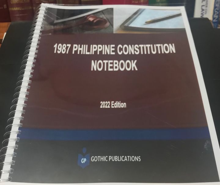 (Codal) 1987 Philippine Constitution Notebook (2022 Edition) | Lazada PH