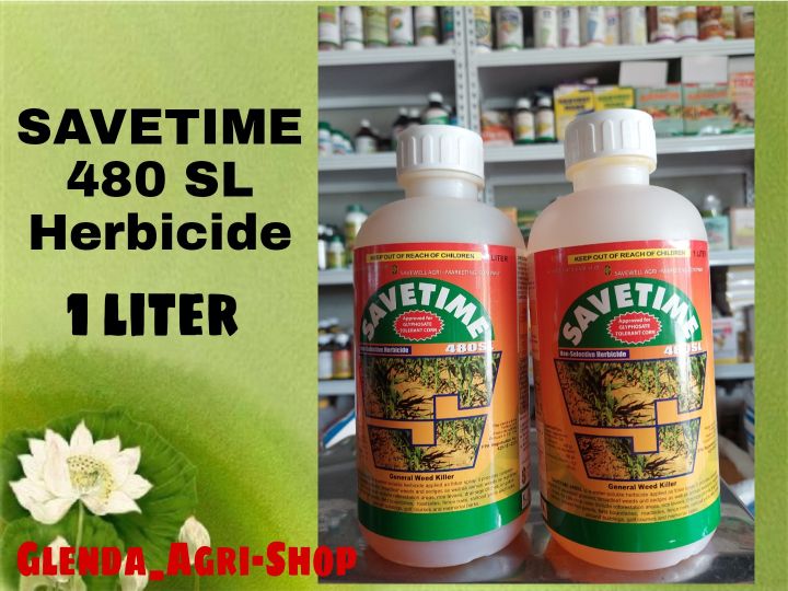 SAVETIME 480 SL Non-Selective Herbicide (1liter) | Lazada PH