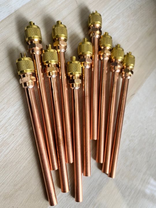 10pcs Airconditioner Refrigeration Access Valve 1/4 | 6mm Copper Tube ...
