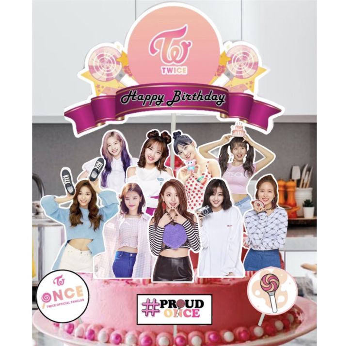 TWICE CAKE TOPPER | Twice Kpop | Lazada PH