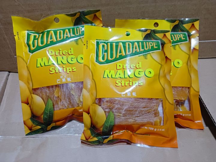 Cebu Guadalupe mango strips 100 grams | Lazada PH
