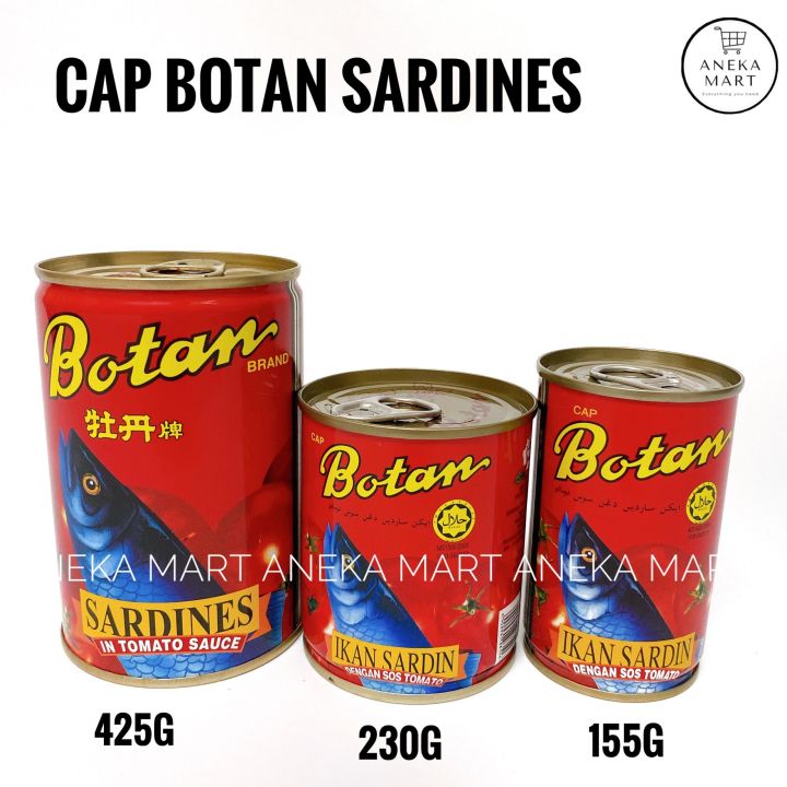 Cap Botan Sardines/Ikan Sardin Sardines Fish Can Canned SardineFish【3 ...