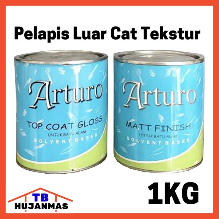 ARTURO Top Coat 1Kg Matt Gloss NORDEN Cat Tekstur Stone Paint Granite ...