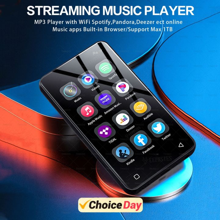 2024WiFi MP3 Player Bluetooth MP4 Player with Online Music Apps Android ...