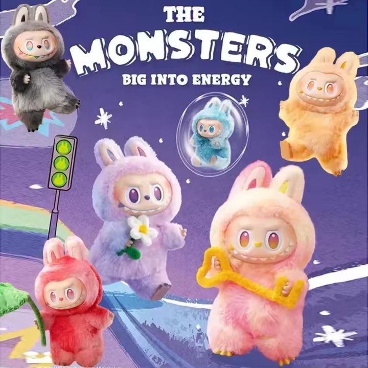 New Labubu V3 The Monsters Big Into Energy Series Vinyl Face Blind Box ...