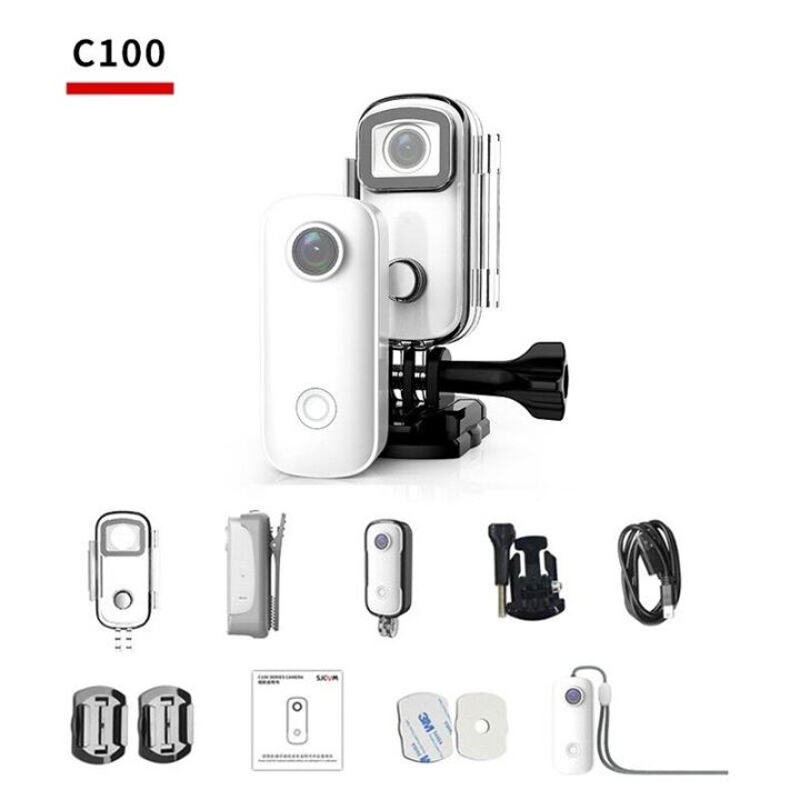 🔥รุ่นใหม่ พร้อมส่ง🔥SJCAM C100 Plus WiFi 4K 30FPS กล้องแอคชั่น กล้องกัน ...