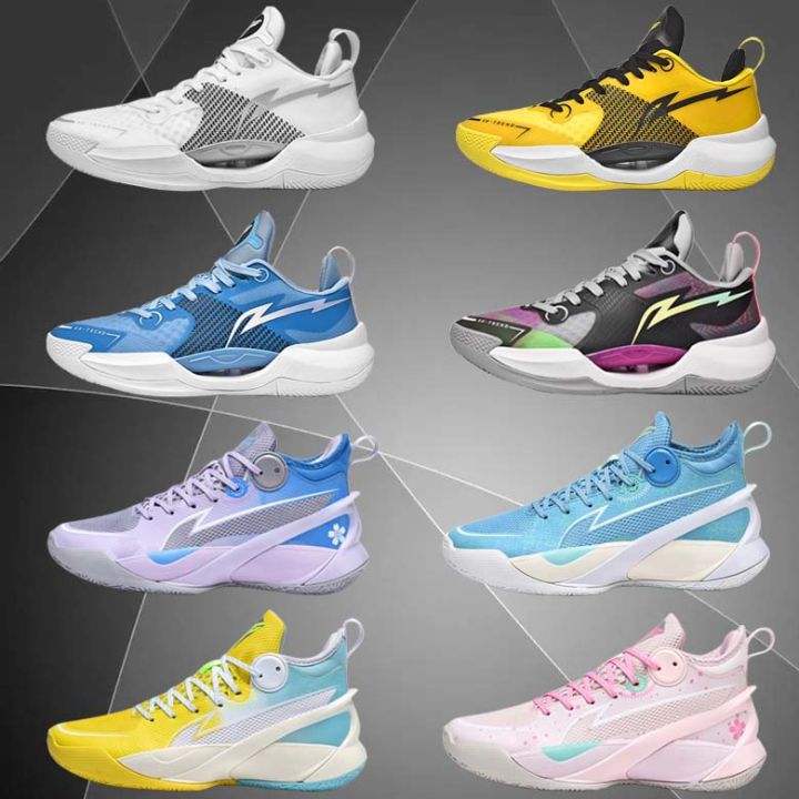 Sonic 10team Basketball Shoes Ultra-Light Low Cherry Blossom Men's ...