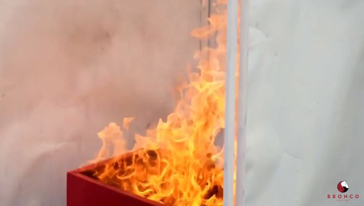 Fire extinguisher 20 lbs.with smoke detector and firestop mini fire ...