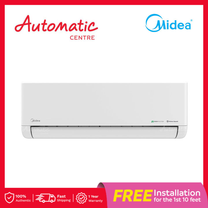 Midea MSCE-10CRFN8 1HP Full DC Inverter with Eco Master 20% Extra ...