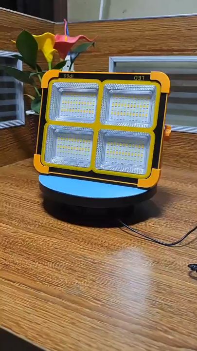 led 5000W ไฟแคมป์ปิ้ง ไฟฉุกเฉิน โซล่าเซลล์ โคมไฟ แท้ ไฟโซล่าเซล ปรับ ...