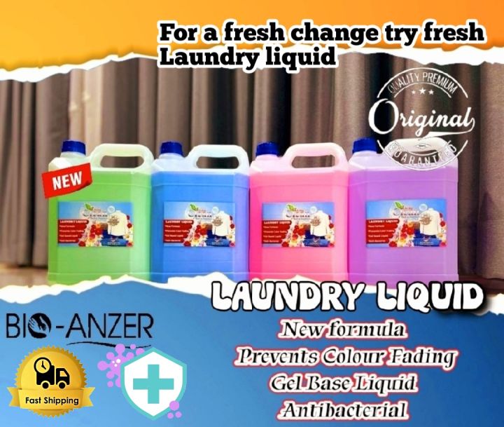 sabun pencuci pakaian 5kg fresh 4inone Direct factory | Lazada