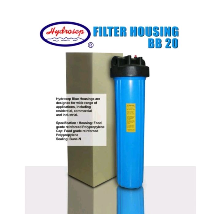 WATER FILTER HOUSING HYDROSEP BB20 | Lazada PH