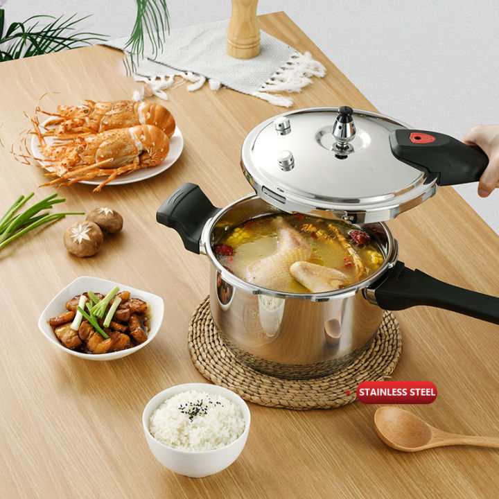 Nipiin 4L-14L 304 Stainless Steel Pressure Cooker Non Stick Multi ...