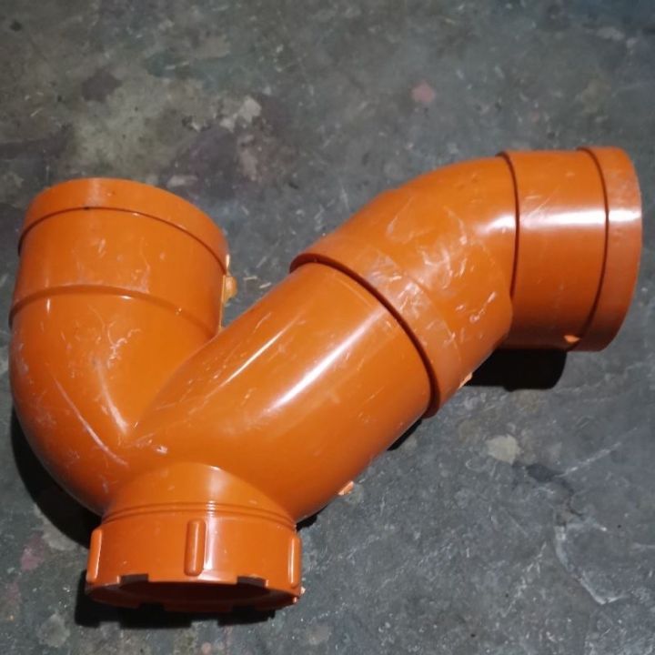 PVC Orange Fittings 4” inch(P trap) | Lazada PH