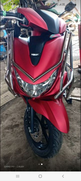 Yamaha mio gravis full crash guard pure stainless CGM | Lazada PH