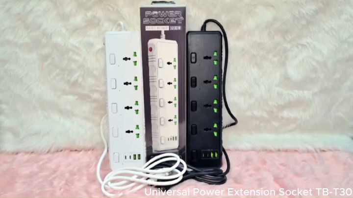 TB-T30 Universal Power Extension 2 USB Port 2 PD Type-C Port 4 Power ...