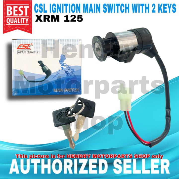 CSL IGNITION MAIN SWITCH 2 KEYS FOR HONDA XRM 125 / XRM125 JAPAN ...
