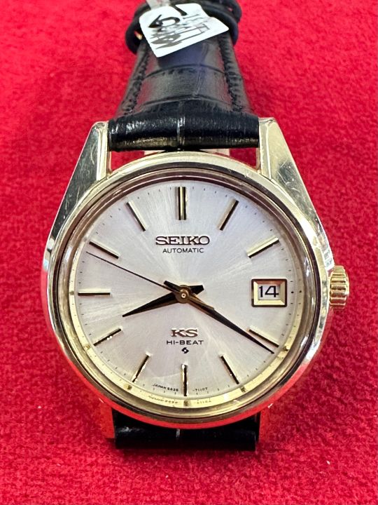 Seiko KS HI-BEAT 28800รอบ/ชั่วโมง King seiko 25 jewels Automatic ตัวเรือนทองหุ้ม นาฬิกาผู้ชาย ...
