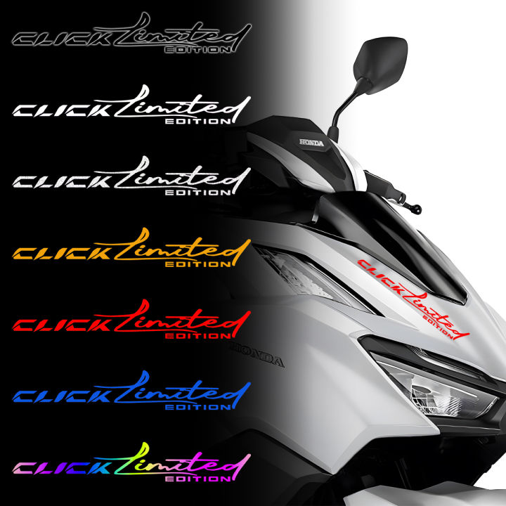 Motorcycle Reflective Sticker Honda Click 125i V3 v2 Windshield ...
