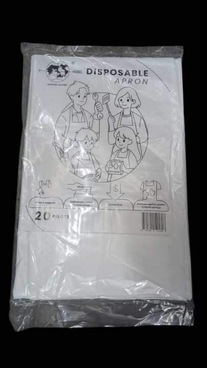 Disposable Apron ( 20 Aprons per Packet ) | Lazada Singapore