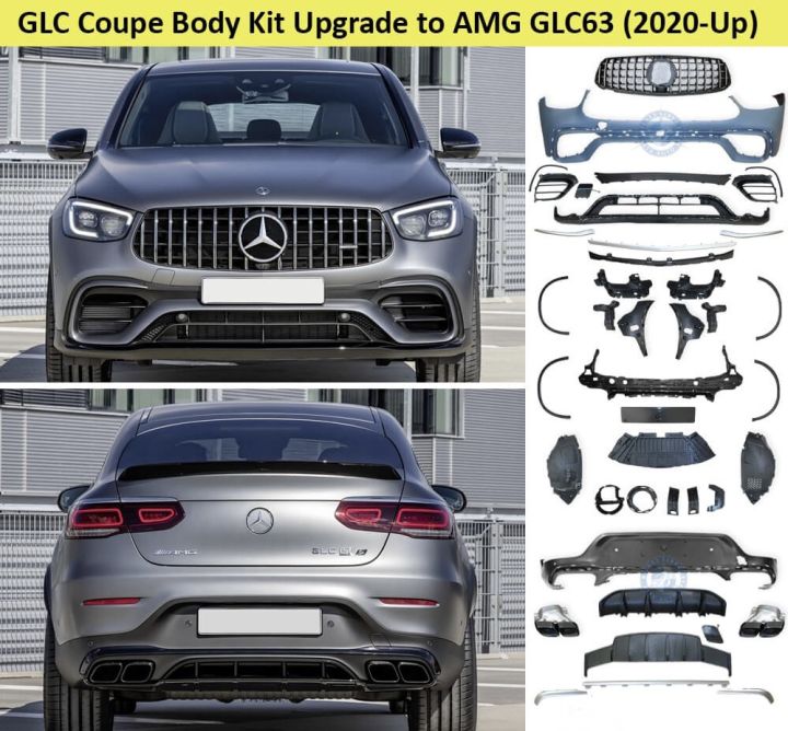 Mercedes Benz GLC SUV x253 COUPE C253 GLC63 amg Bodykit body kit front ...