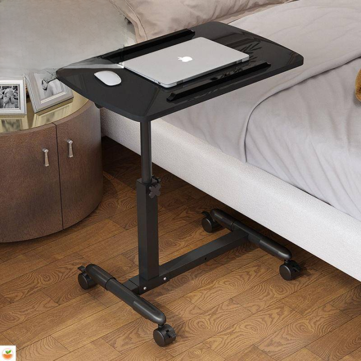 Dual-Use Bed Desk Bedside Table Little Japanese Foldable High 80cm Flip ...