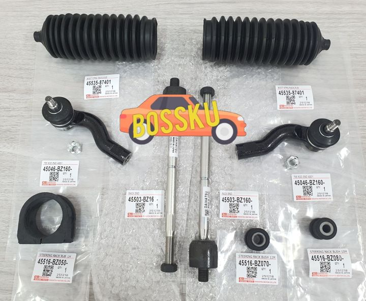 STEERING REPAIR KIT(STEERING BUSH SET/COVER/RACK END/TIE ROD) - PERODUA ...