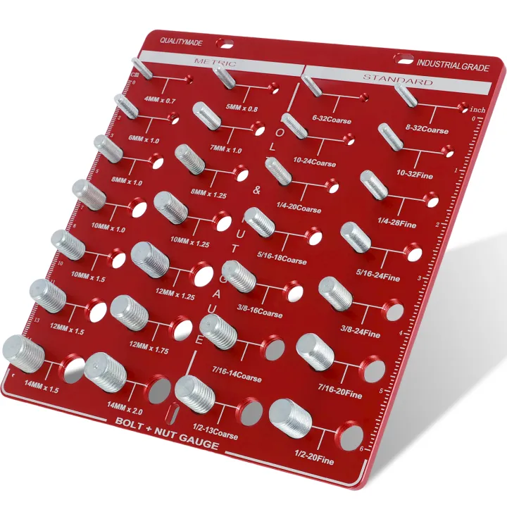 Thread Nut and Bolt Checker 28 Thread Identification Gauge ...