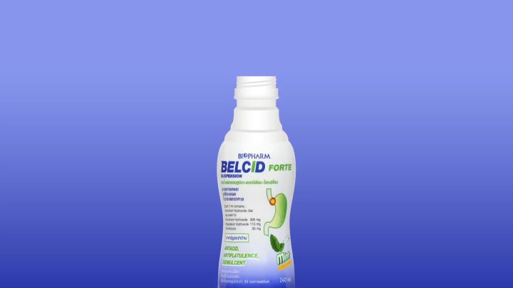 Belcid Forte เบลซิด ฟอร์ท รสมิ้นต์ สูตรไม่มีน้ำตาล ขนาด 240ml. [1 ขวด ...