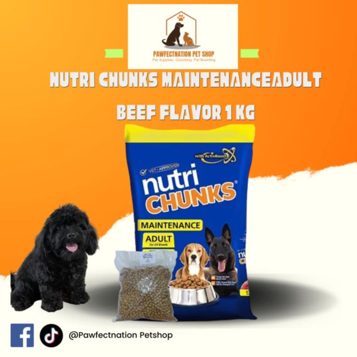 Nutri Chunks Adult Repacked 1 kilo | Lazada PH