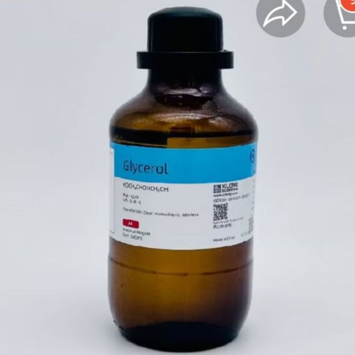 Hóa chất Glycerol >99% (Glyxerin, glycerin, hay glyxerol; AR, Chai ...