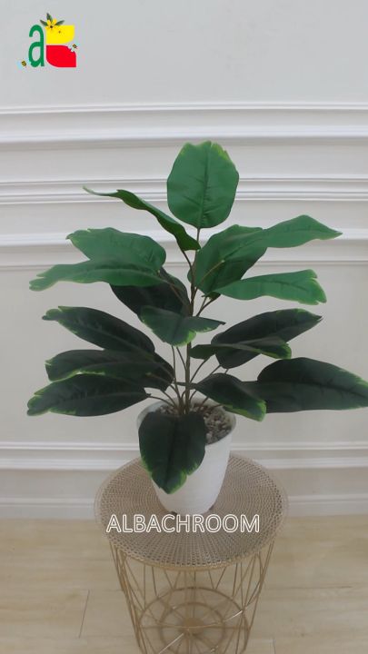 Tanaman pisang 21 tangkai MB tanaman daun plastik artifiicial dekorasi ...