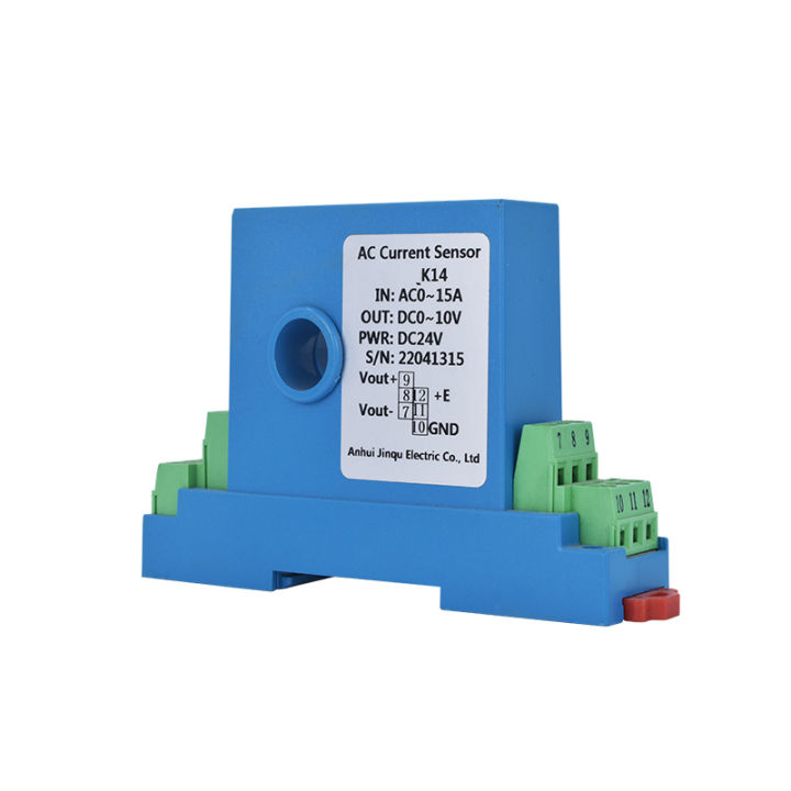 Hall Current Transformer ZA-K14 AC DC 5A 10A 20A 50A 200A Transmitter 4-20mA 0-10V Output 8mm ...