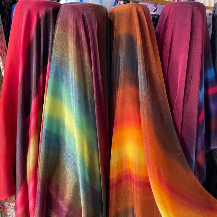 Kain Sifon Gradasi Premium - Kain Sifon Shimer - Kain Meteran RM ...