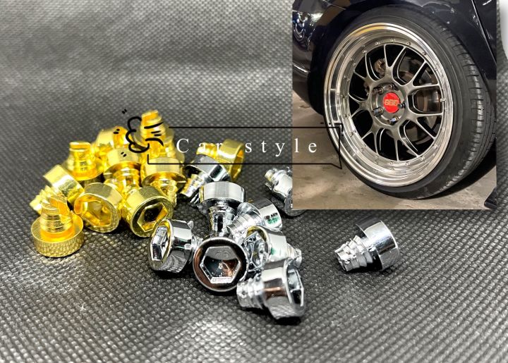หมุดล้อหกเหลี่ยม 6 เหลี่ยม BBS LM Rs work s13p s1 m1 m13p ขนาด 7.5 mm ...