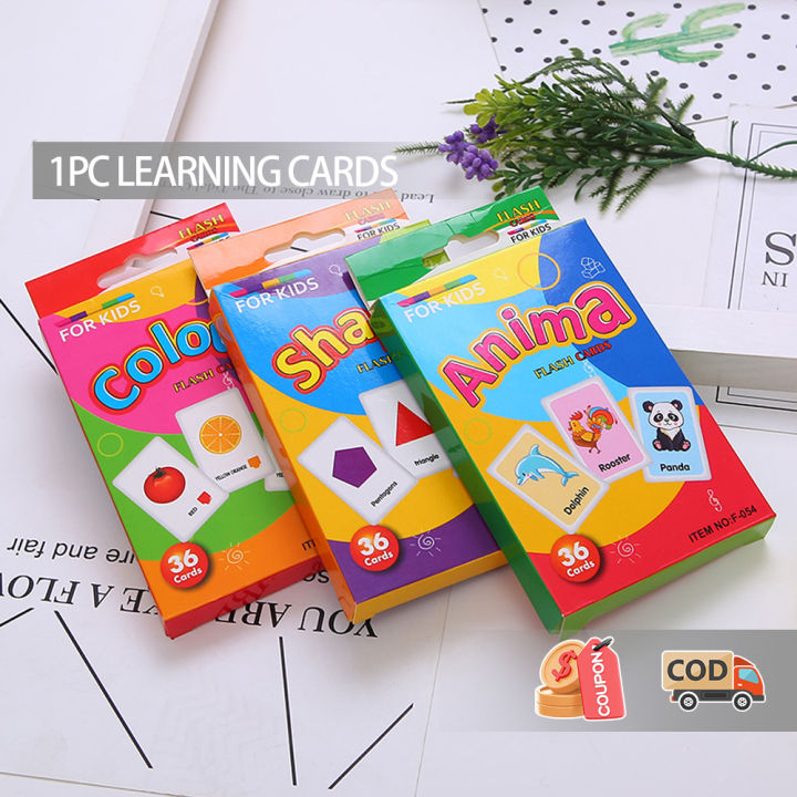 Flash cards educational baby alphabet flash cards | Lazada PH