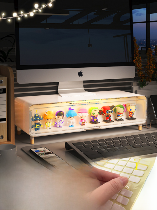 Modern Minimalist Computer Monitor Stand Office Desktop Blind Box ...