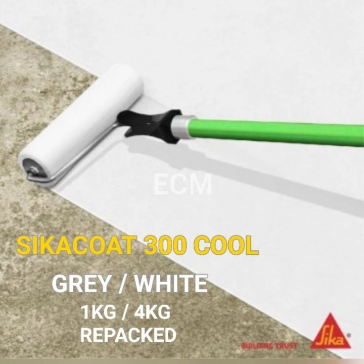 SIKACOAT 300 COOL (4KG &1KG REPACKED) EXPOSED ELASTIC ACRYLIC BASED ...