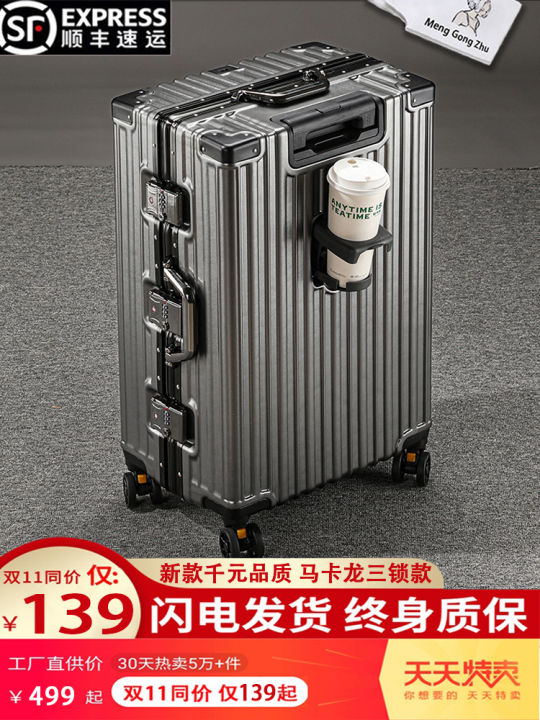 Suitcase Luggage 2024 New Arrival Trolley Case Universal Wheel Unisex ...