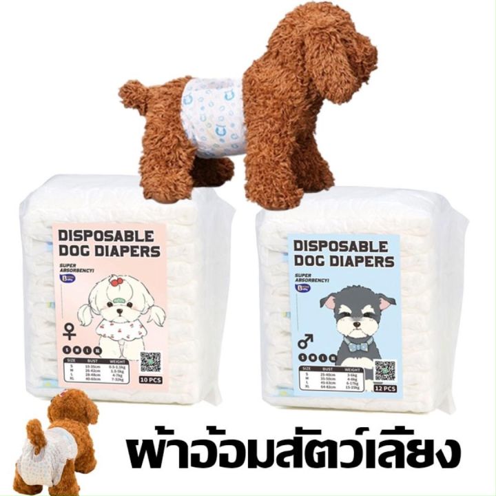 【Dargly】ผ้าอ้อมสุนัขเพศผู้ ผ้าอ้อมสัตว์เลี้ยง แพมเพิสสุนัข ตัวเมีย สำหรับสุนัขและแมว ผ้าอ้อมน้อง ...