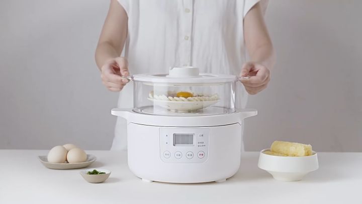 Olayks Multifunction Electric Rice Cooker With Steamer Multifunction Electric Cooker Smart Rice ...
