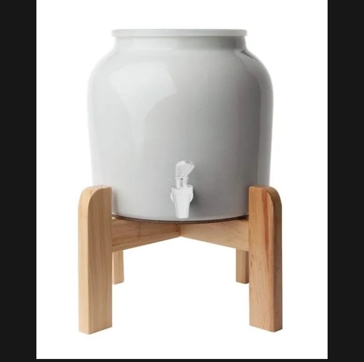 RAK TEMPAT DISPENSER GALON KAYU / STAND GALON | Lazada Indonesia