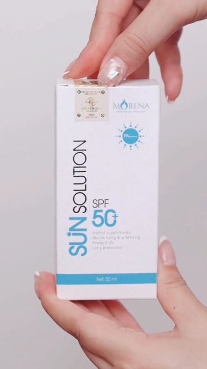 Kem chống nắng Huyền Phi Morena chống nắng, nâng tone, dưỡng da bảo vệ da khỏi tia UV 50ml ...