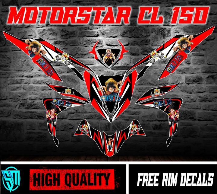 Motorstar CL 150 full body decals, Laminated | Lazada PH