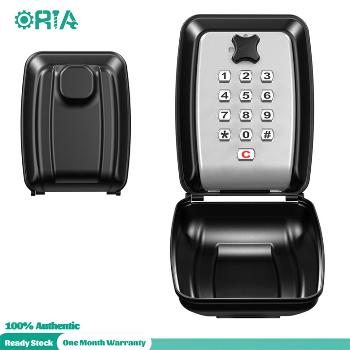 ORIA Key Safe Box Wall Mounted Key Lock Box Large with Resettable 12 ...