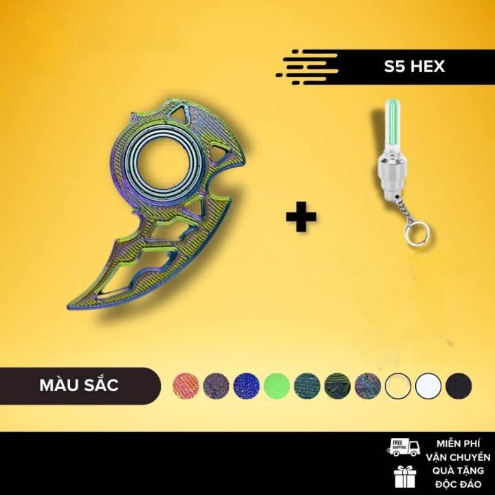 [HEX] Keyrambit S5 Hex - Móc Khoá Xả Stress - Đầy Đủ Màu Sắc - Có Thể ...