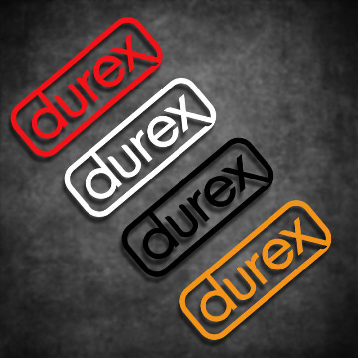 Durex Durex Personalized Fun Stickers Reflective Sticker Luggage ...