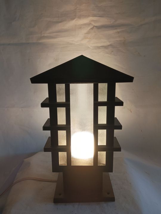 lampu pilar model minimalis siku pojok murah | Lazada Indonesia